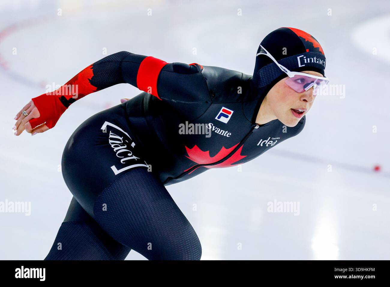 Valerie Maltais of Canada competing on the Women's 5000m on Day 1 of ...