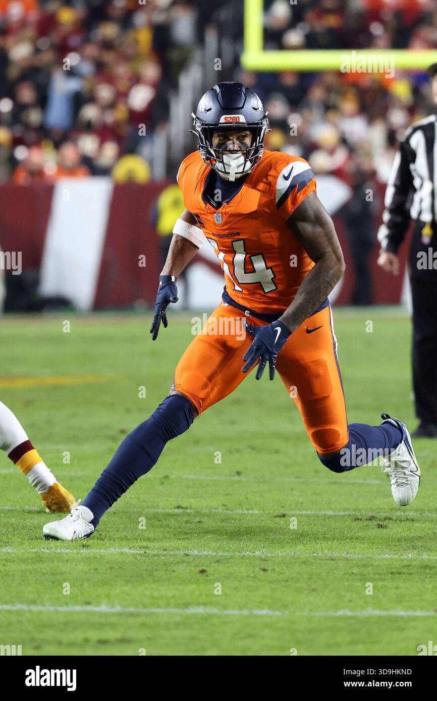 Denver Broncos wide receiver Courtland Sutton (14) runs a route during ...