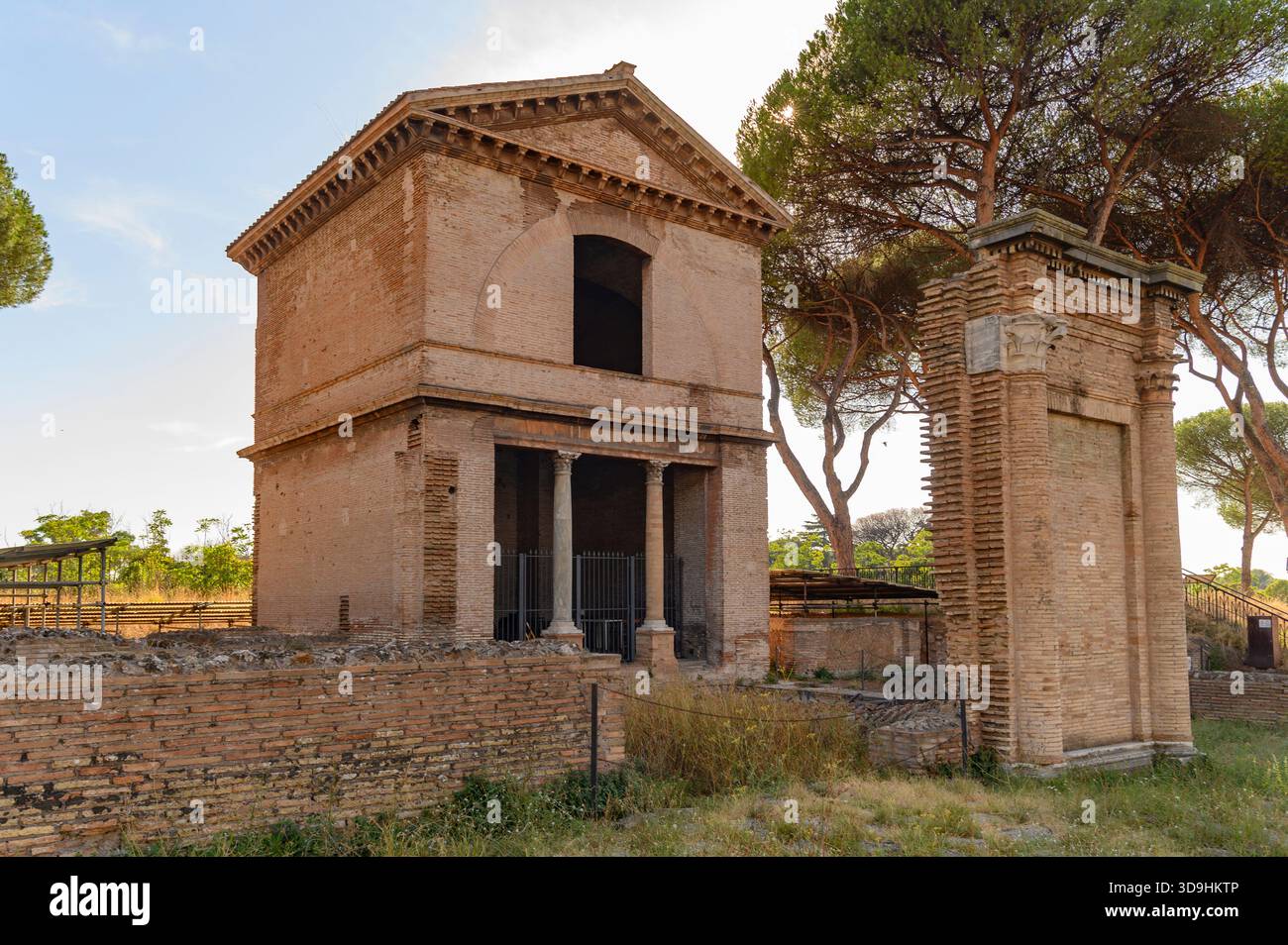 The exterior of the Tomb of the Valerii, Archaeological Park of the ...
