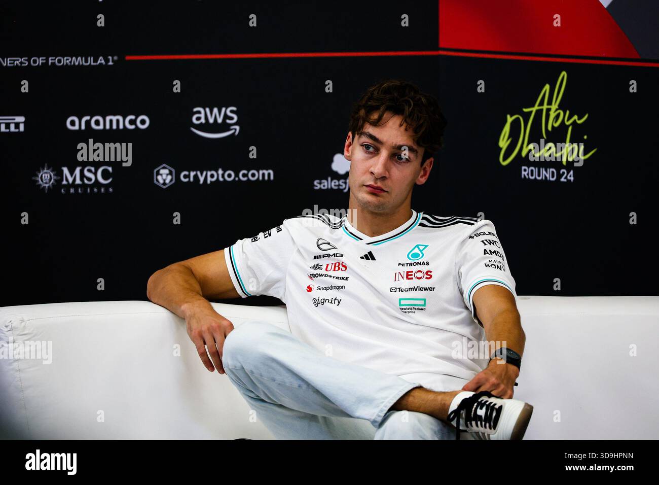 George russell on track 2025 hi-res stock photography and images - Alamy