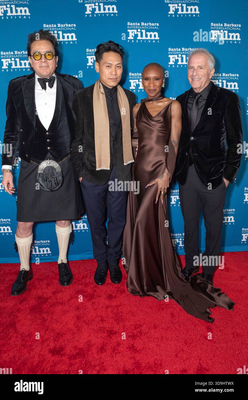 Roger Durling, Jon M. Chu, Cynthia Erivo and Marc E. Platt at the 18th ...