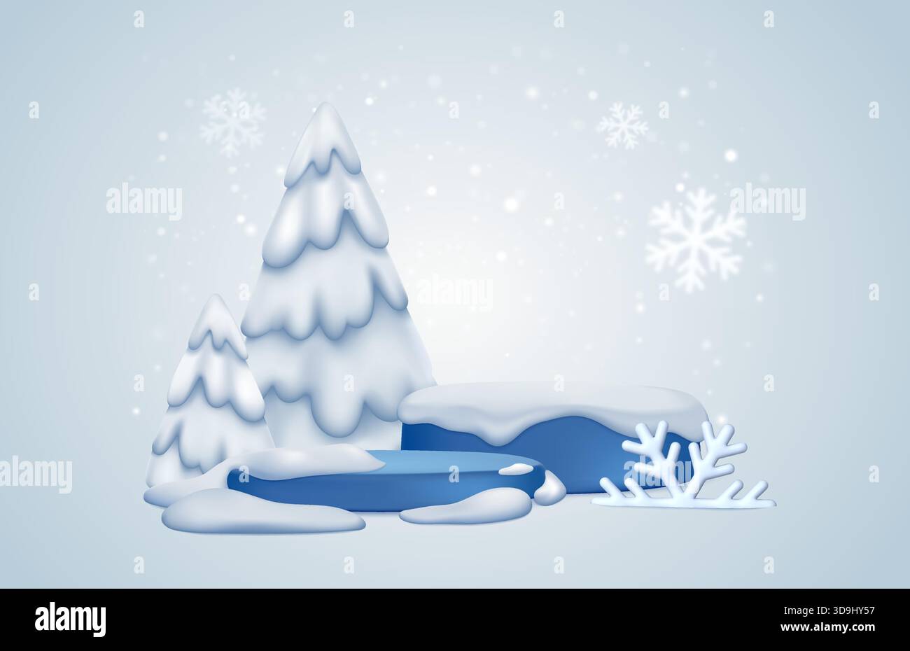 Winter icy snow cover Stock Vector Images - Alamy