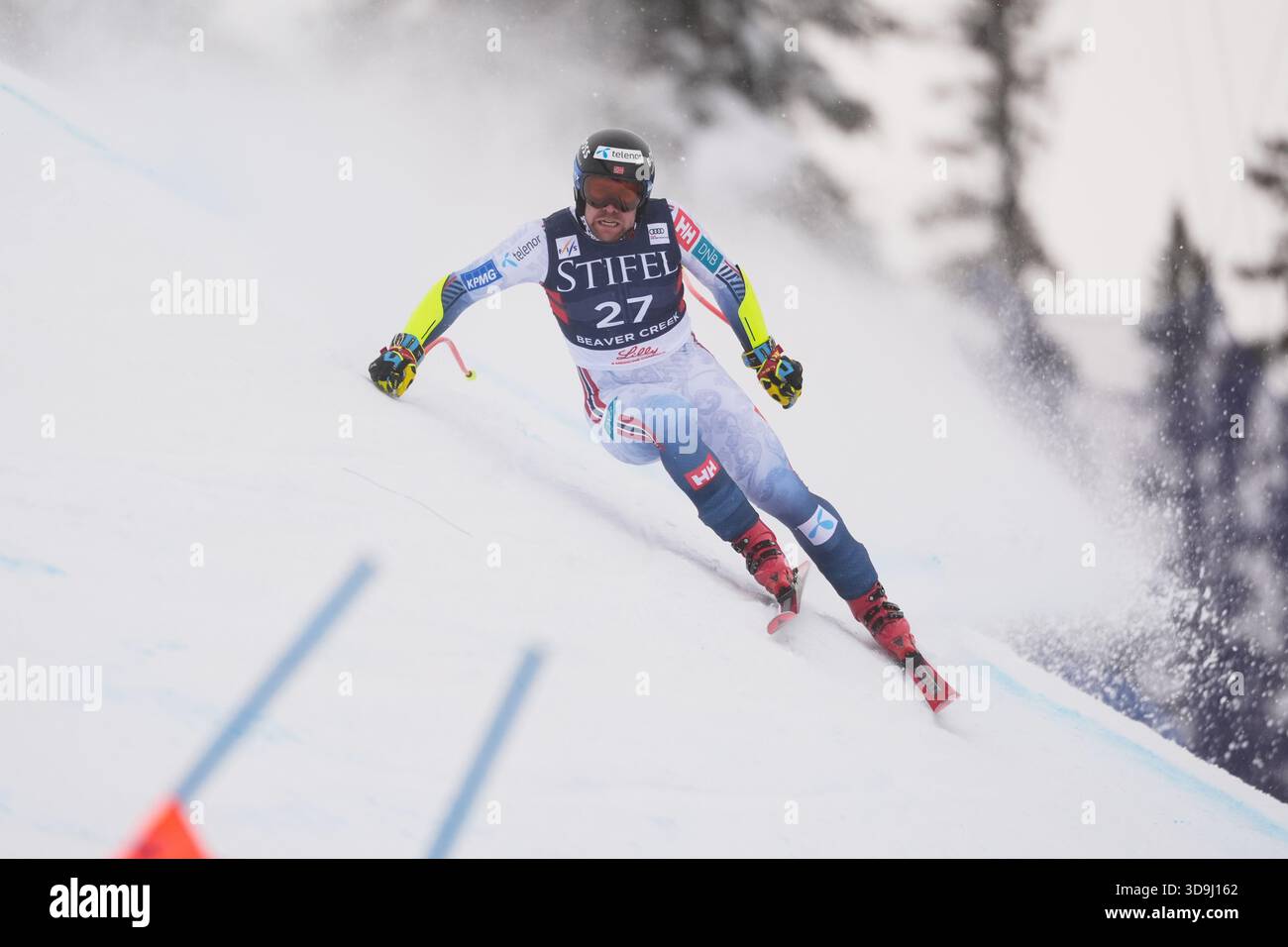 Norway's Aleksander Aamodt Kilde competes during a World Cup men's ...