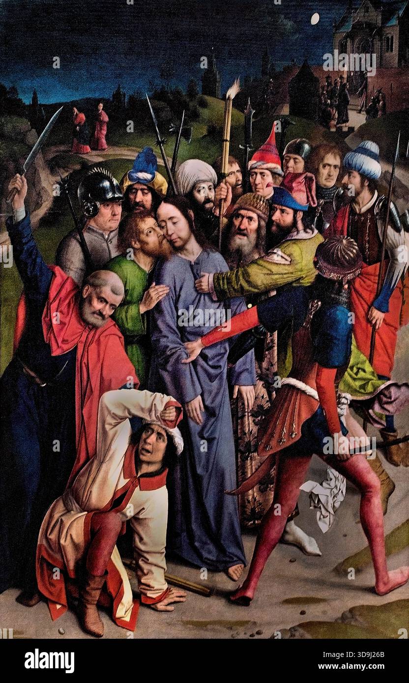 Arrest of christ by dirk diedrick dieric bouts hi-res stock photography ...