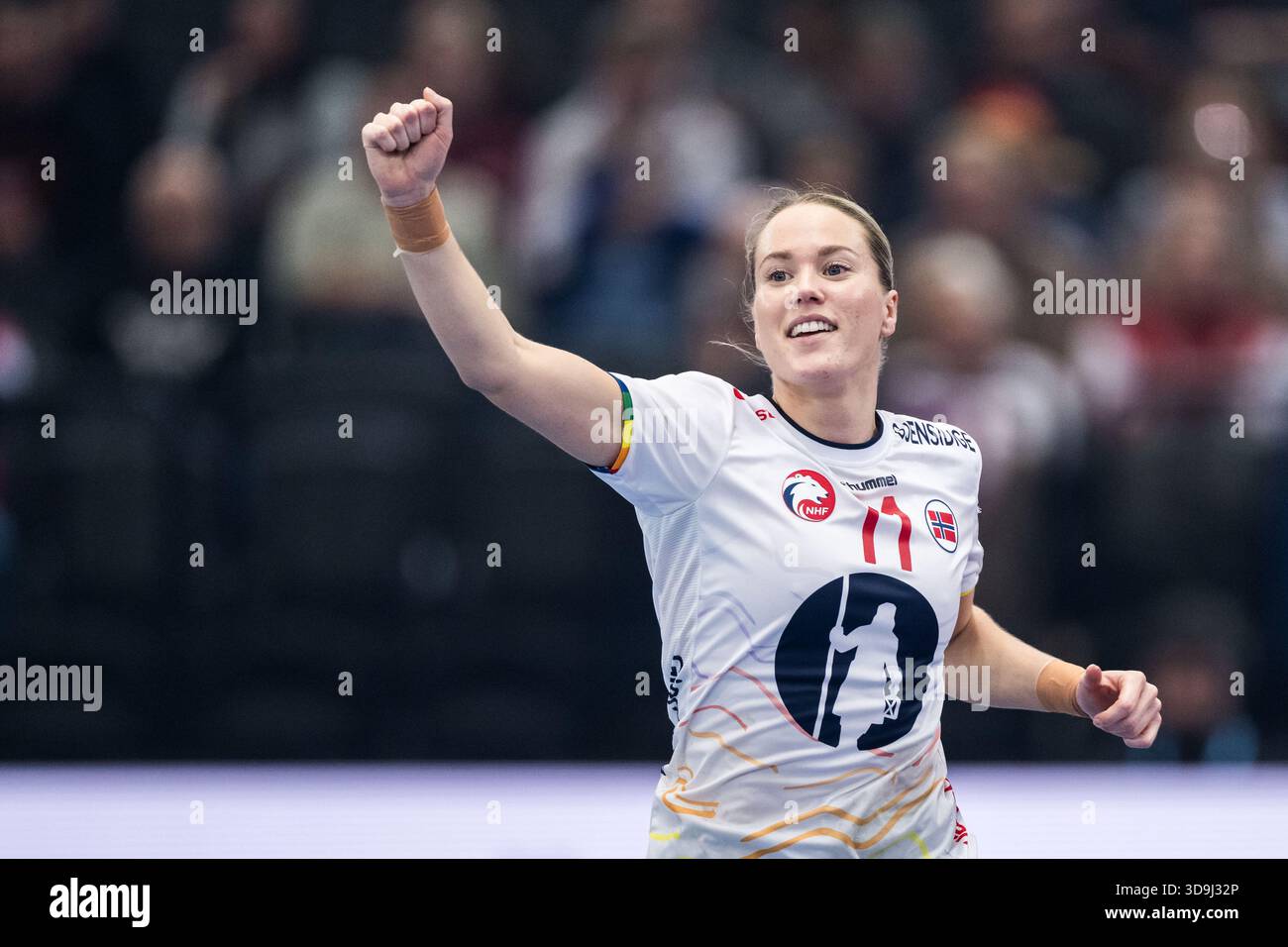 251205 Malin Aune of Norway celebrates during the 2025 IHF Women’s ...