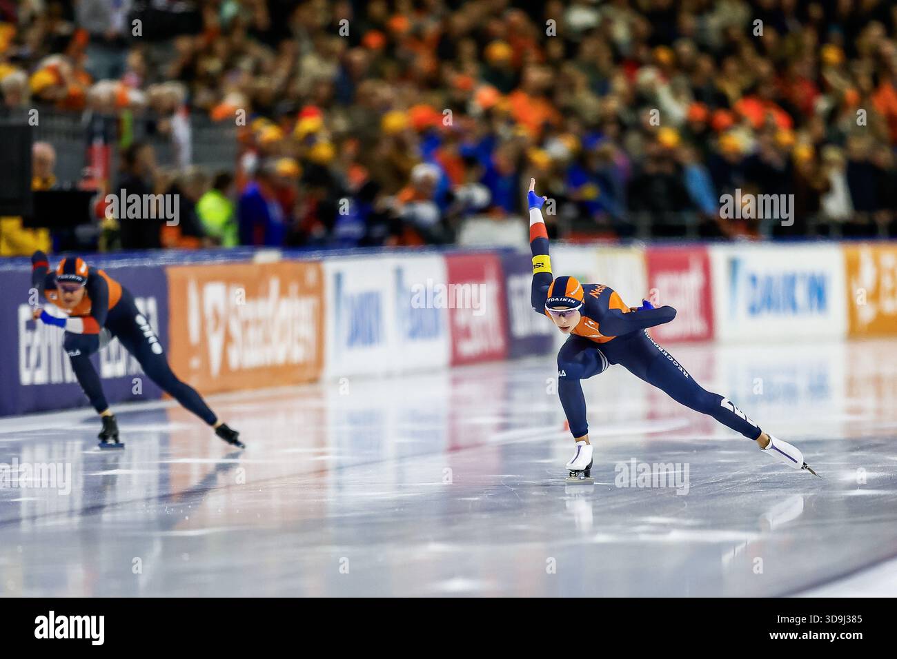 HEERENVEEN - Isabel Grevelt (NED), Femke Kok (NED) (l-r) during the ...