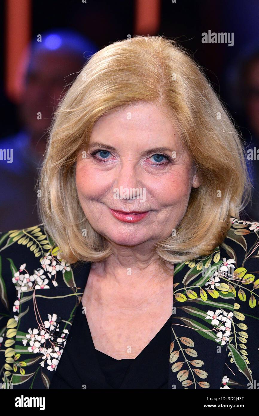 Sabine Postel during the NDR Talk Show at NDR Studios on December 5 ...