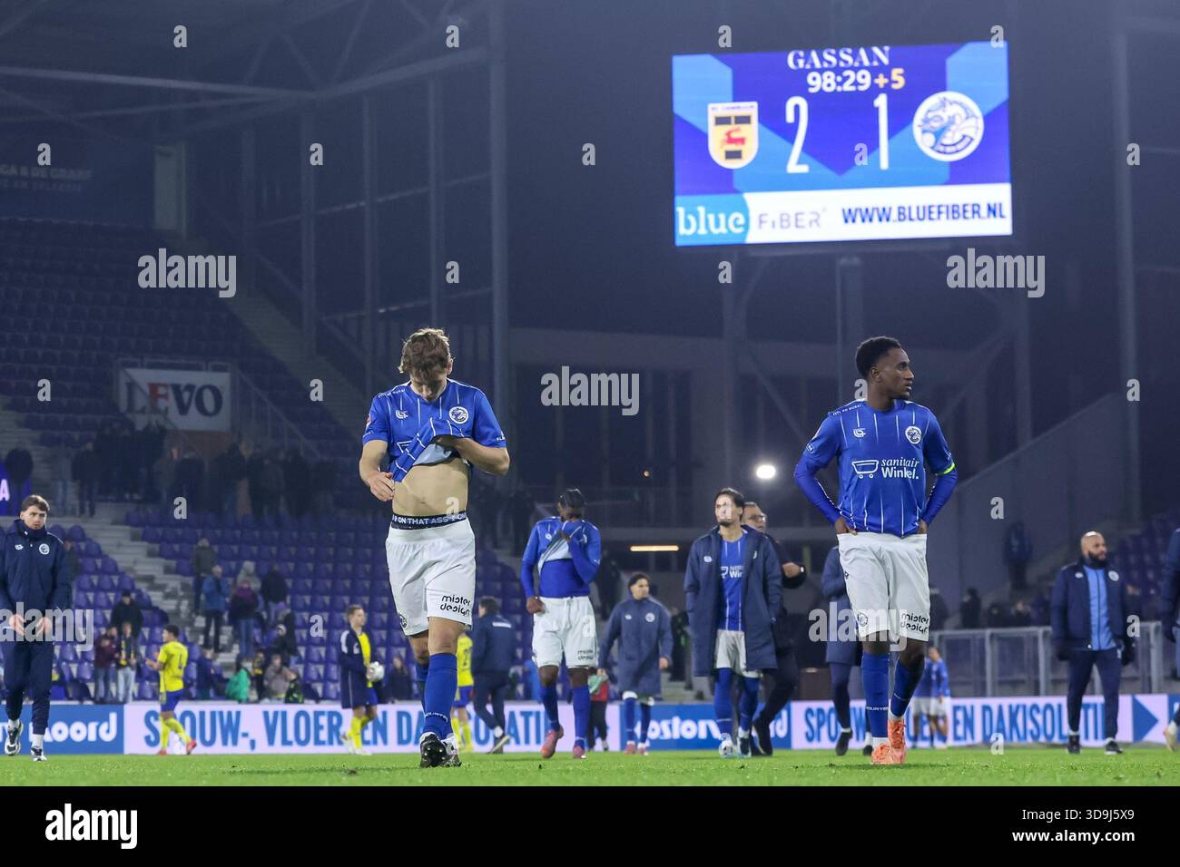 LEEUWARDEN, NETHERLANDS - DECEMBER 5: players of FC Den Bosch are ...