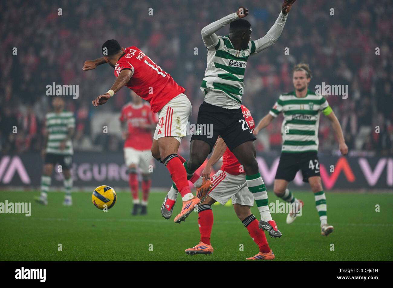 Lisbon, Portugal. 5 December 2025. Benfica against Sporting CP for the ...