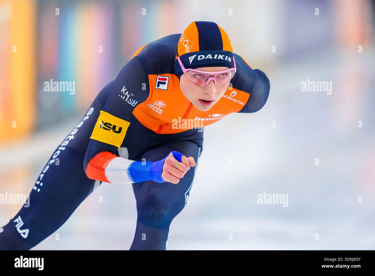 HEERENVEEN, NETHERLANDS - DECEMBER 5: Joy Beune of Netherlands during ...