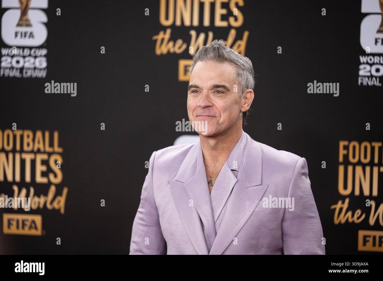 Singer Robbie Williams attends a red carpet event ahead of the Final ...