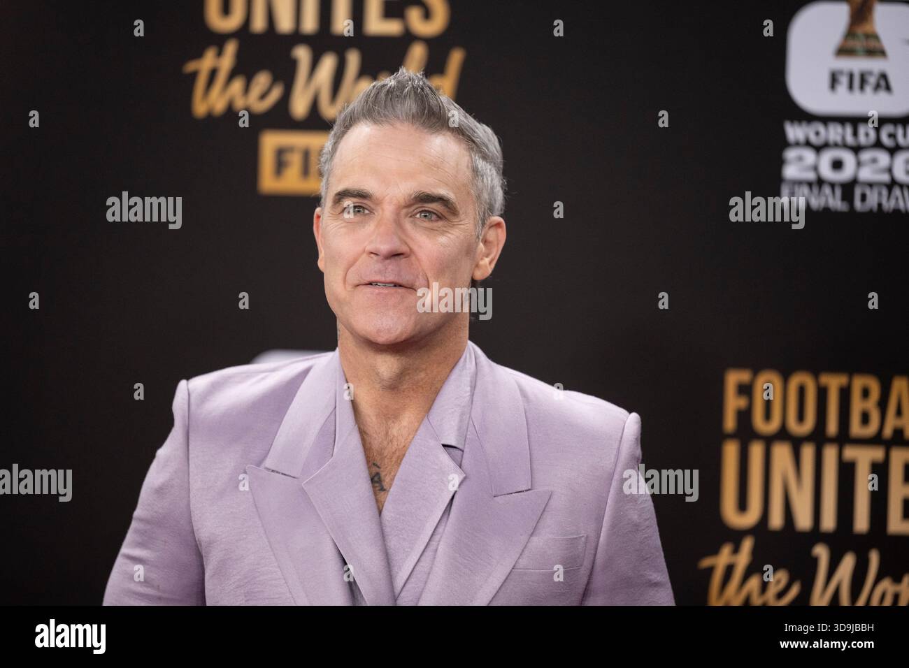 Singer Robbie Williams attends a red carpet event ahead of the Final ...