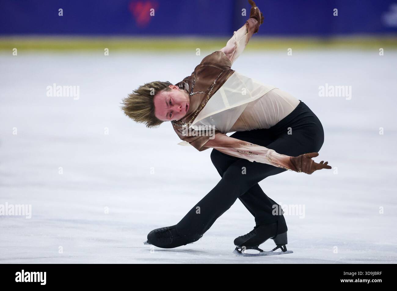 Daniel Martynov of USA competes in the Men - Free Skating on Day 2 of ...