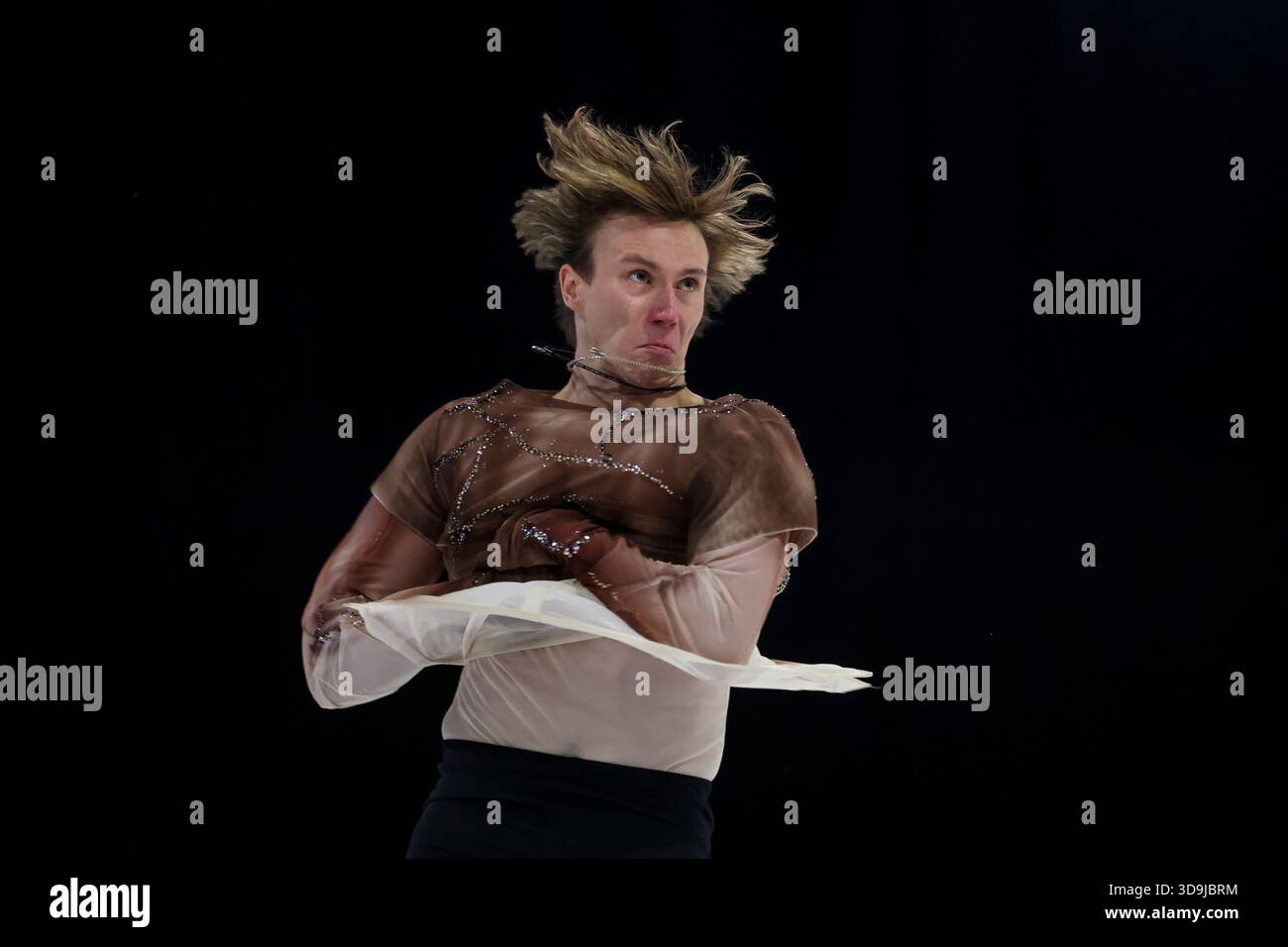 Daniel Martynov of USA competes in the Men - Free Skating on Day 2 of ...