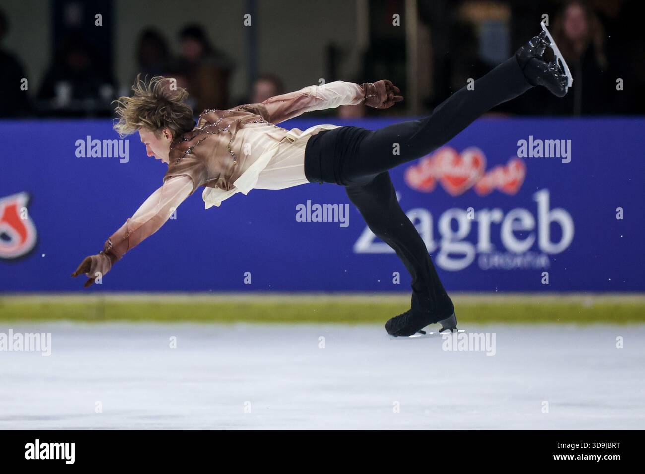 Daniel Martynov of USA competes in the Men - Free Skating on Day 2 of ...