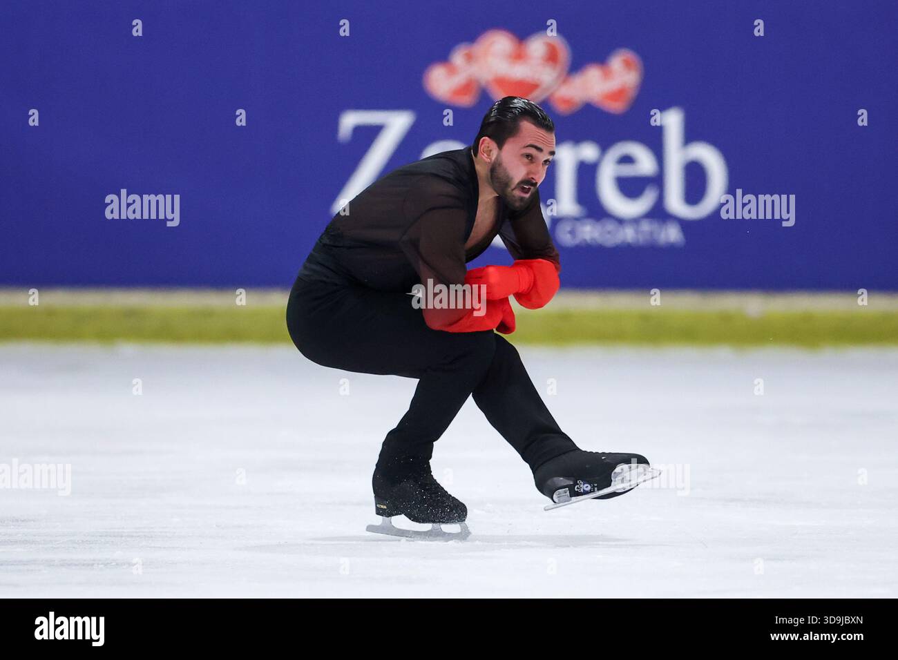 Kevin Aymoz of France competes in the Men - Free Skating on Day 2 of ...