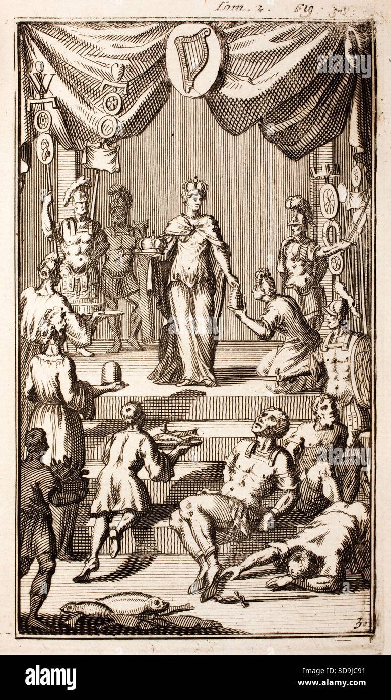 Engraving from the book Histoire de Guillaume III (History of William ...