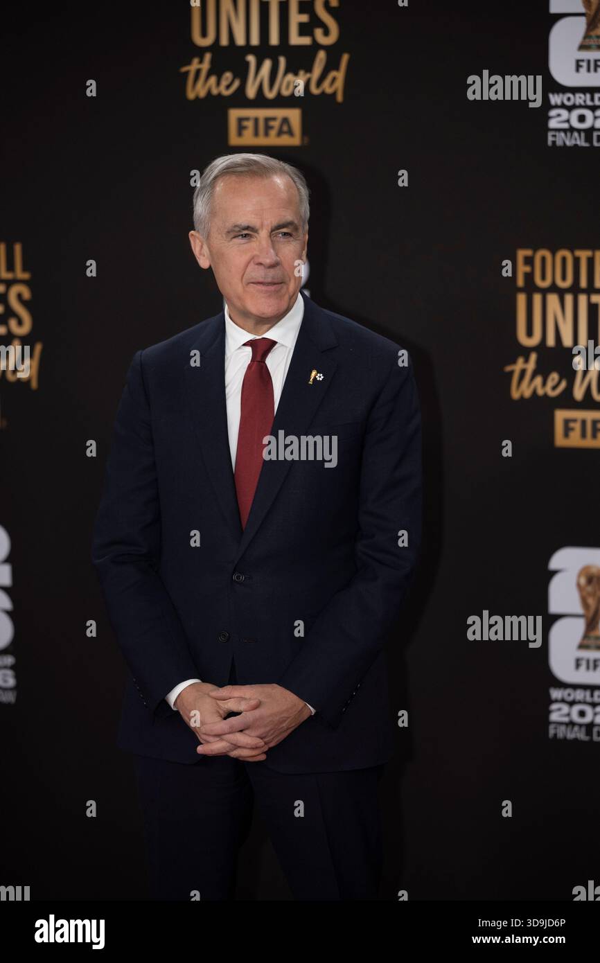 Canadian Prime Minister Mark Carney attends a red carpet event ahead of ...
