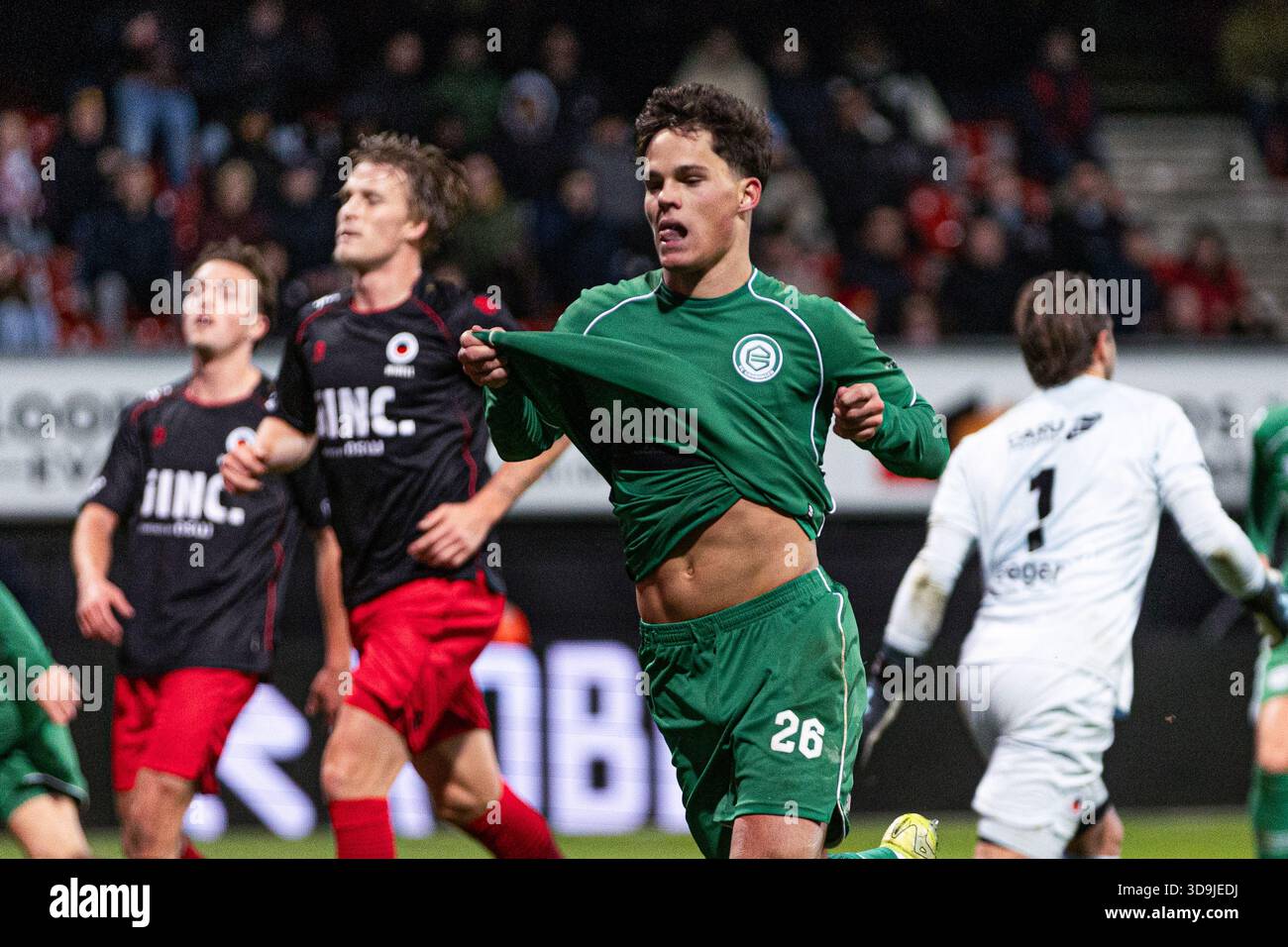 ROTTERDAM§, NETHERLANDS - DECEMBER 5: Thom van Bergen of FC Groningen ...