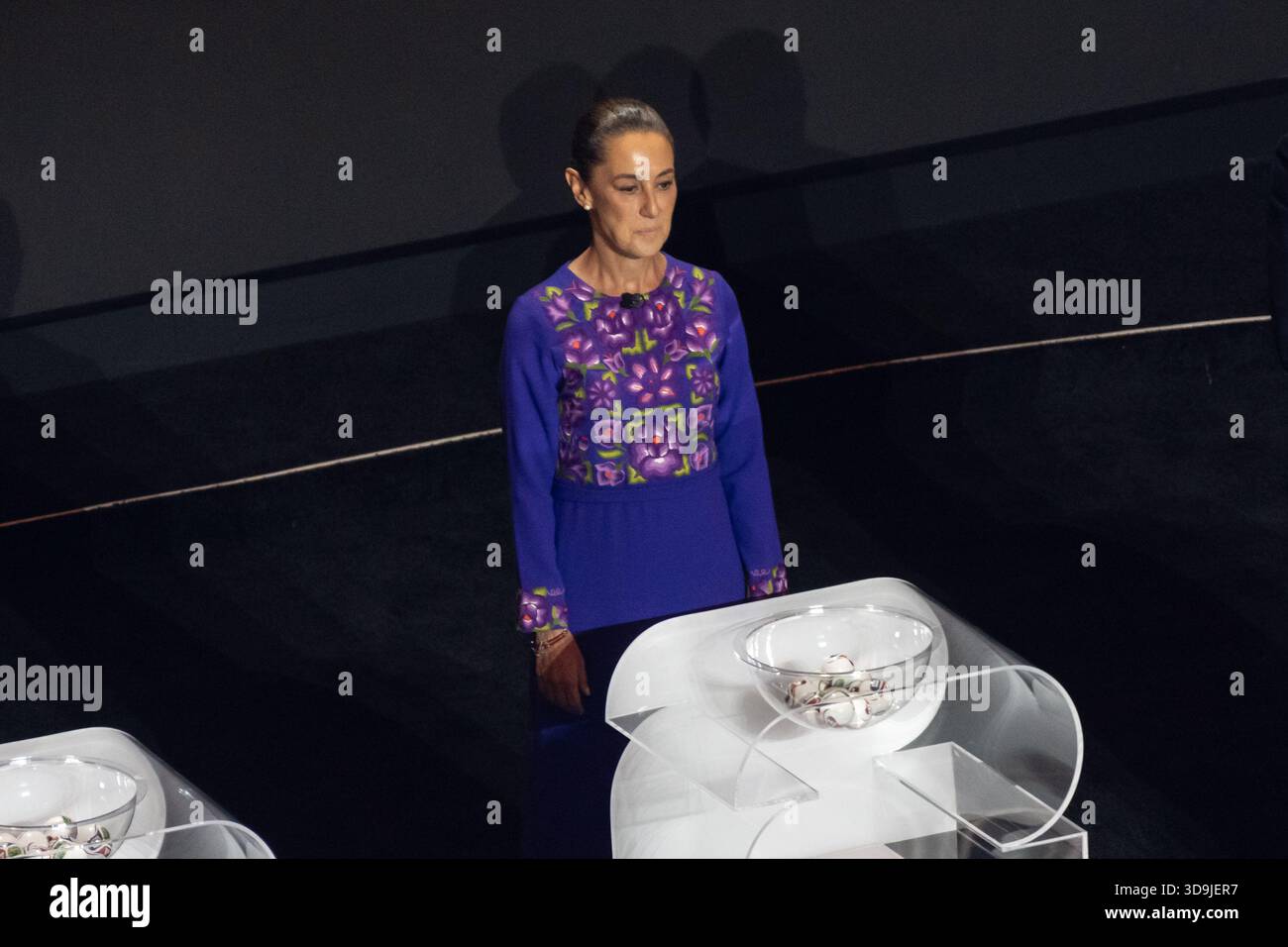 Mexico president Claudia Sheinbaum assists during the 2026 FIFA World ...