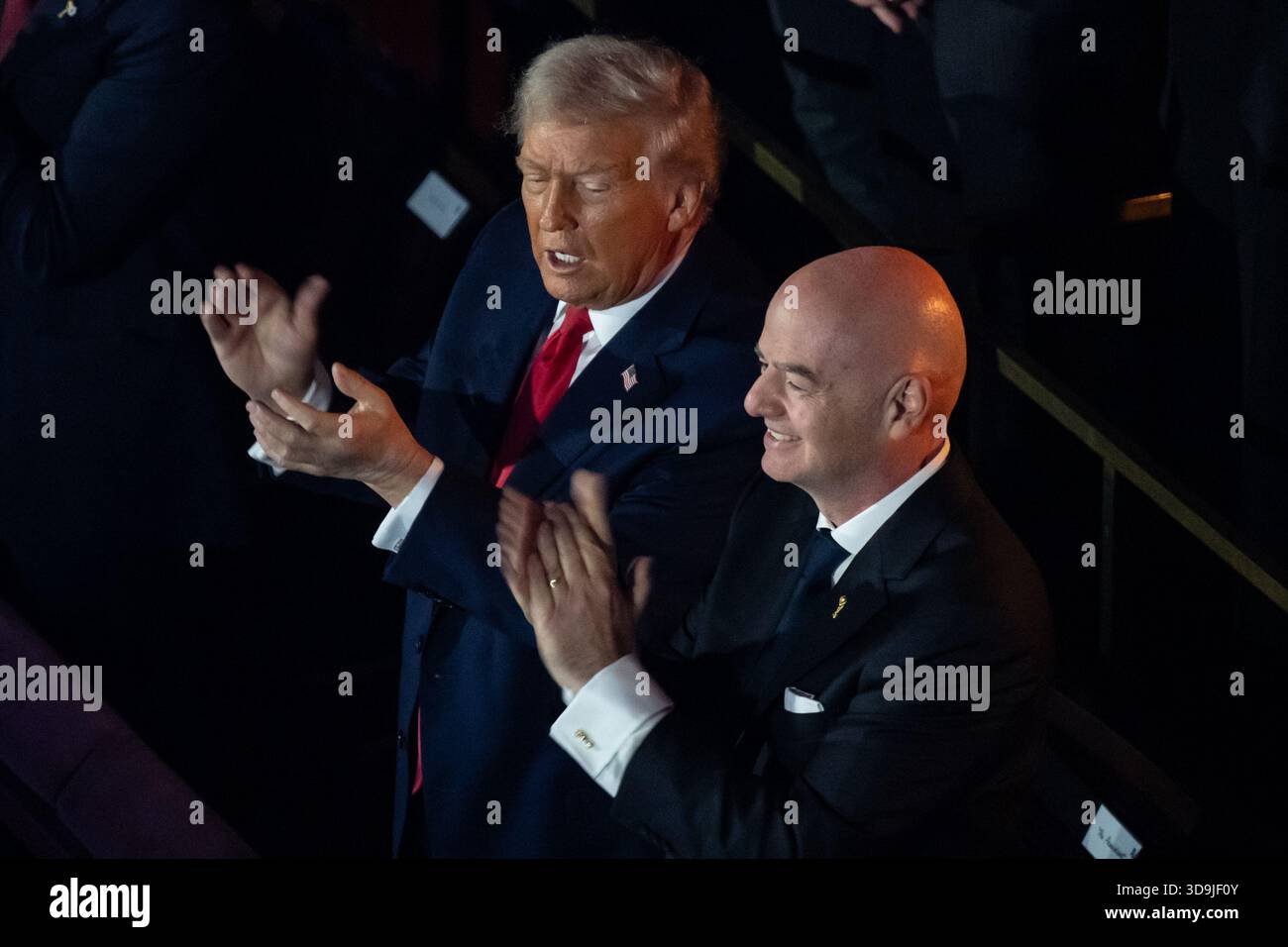 President Donald Trump and FIFA President Gianni Infantino attend the ...