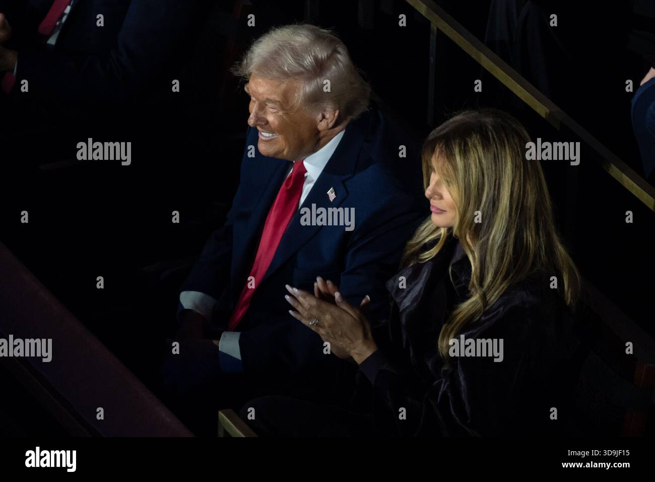 President Donald Trump and First Lady Melania Trump attend the 2026 ...