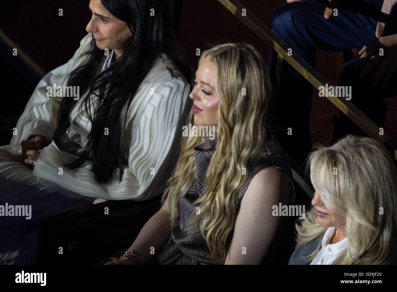 Tiffany Trump (C) attends the 2026 FIFA World Cup draw at the John F ...