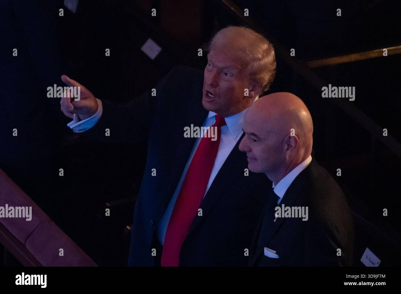President Donald Trump and FIFA President Gianni Infantino attend the ...