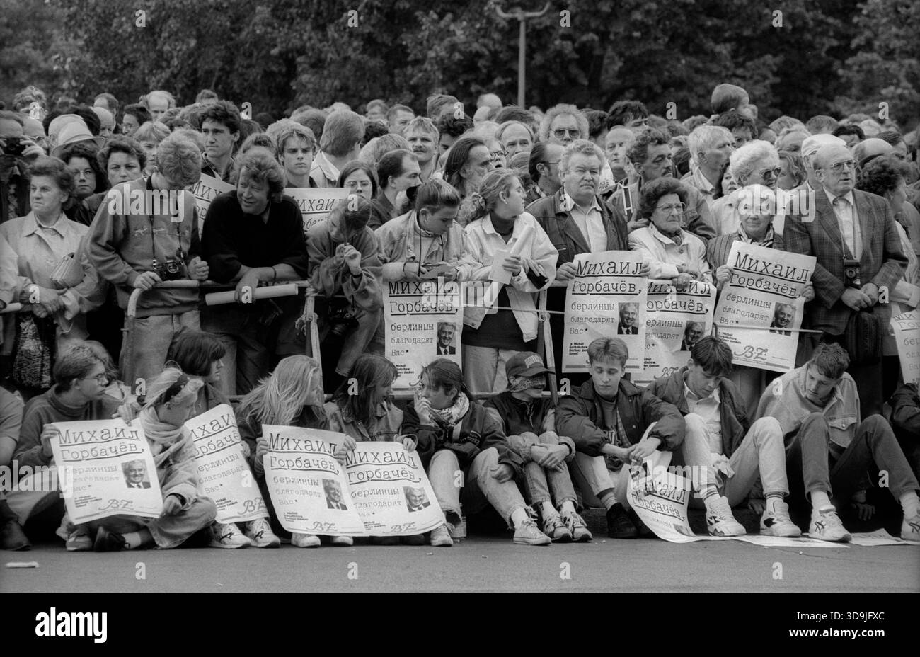 Michael Gorbatschow Deutschland, Berlin, 16.09.1992, Empfang von ...