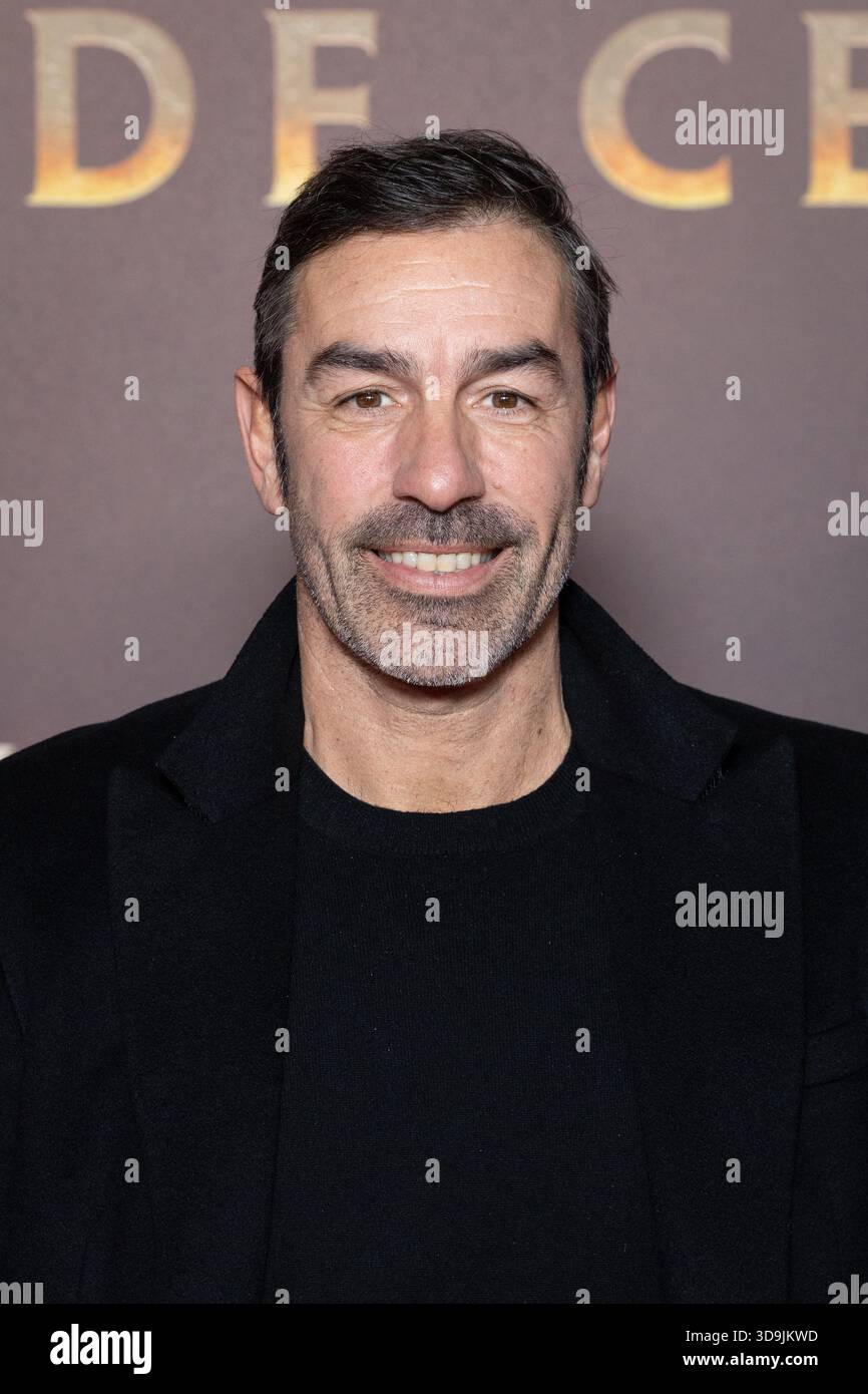 French former football player Robert Pires attends the "Avatar: Fire And Ash" European Premiere ...