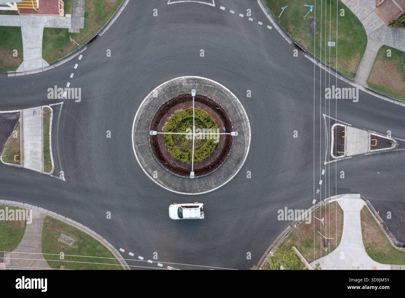 City street roundabout intersection in hi-res stock photography and ...