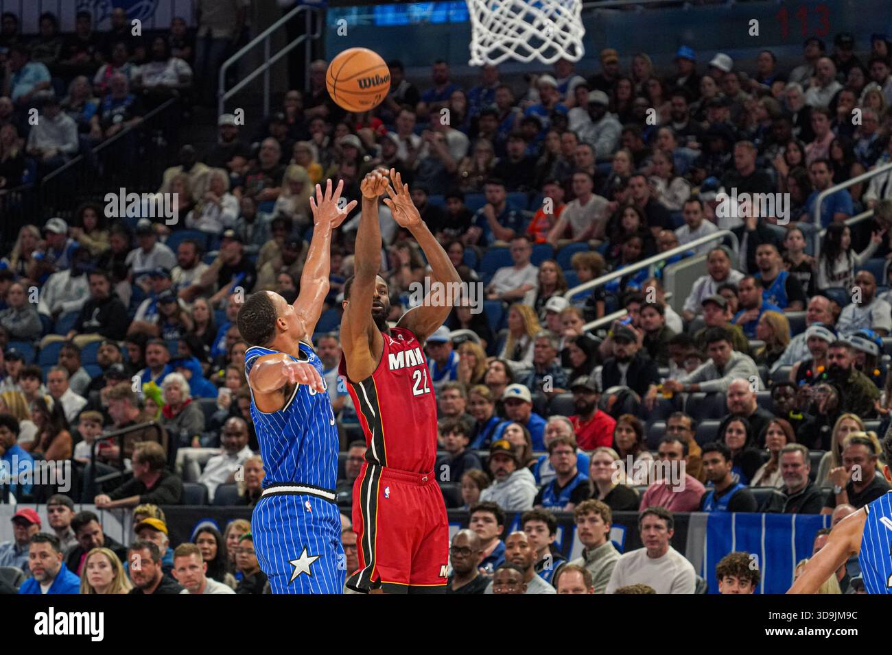 Orlando, Florida, USA, December 5, 2025, Miami Heat guard Andrew ...