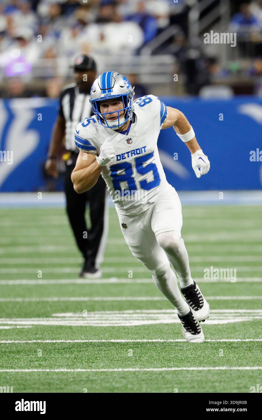 Detroit Lions wide receiver Tom Kennedy (85) runs a route against the ...