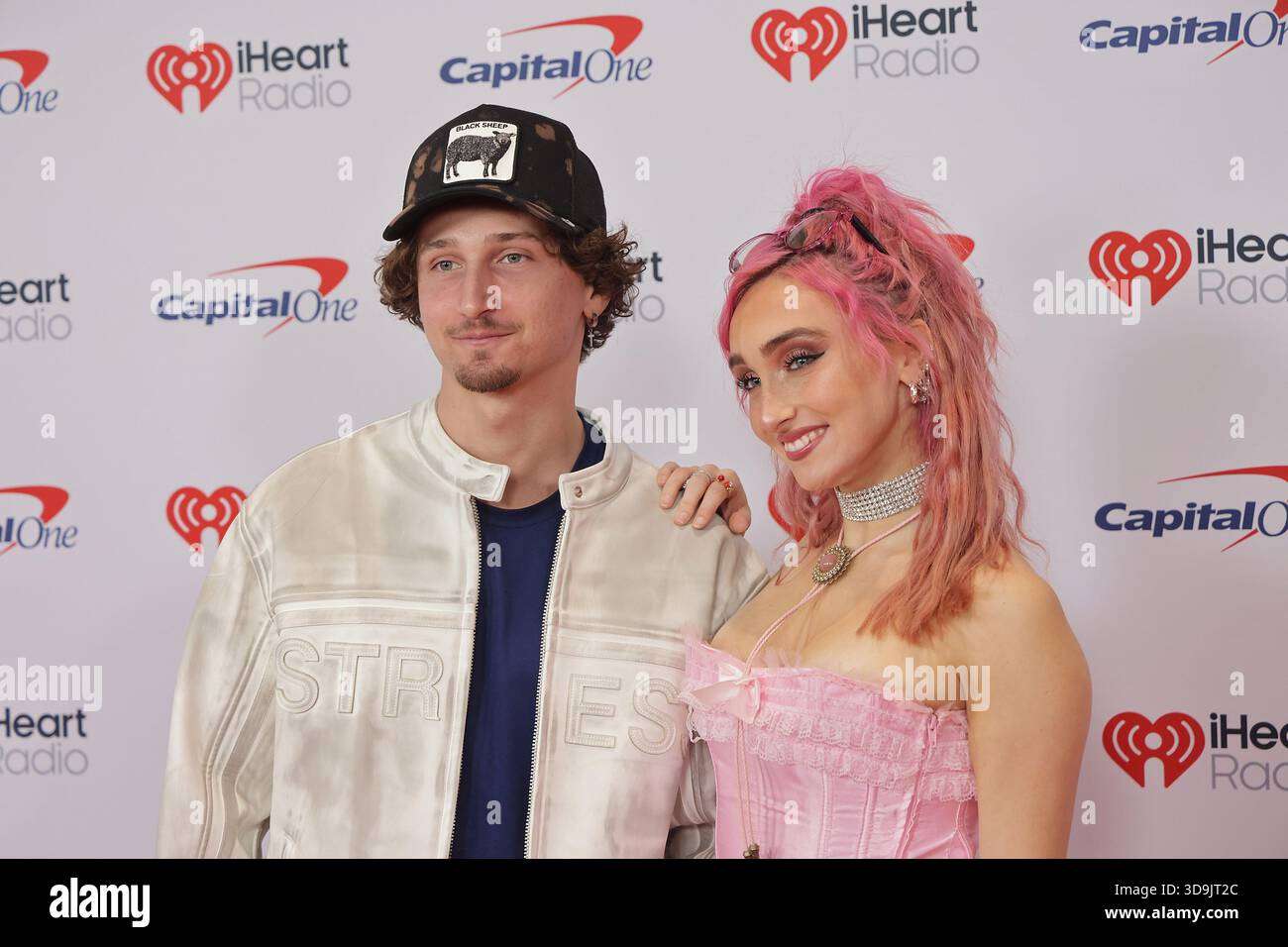 Reif Harrison, McKenzi Brooke attend iHeartRadio 102.7 KIIS FM's Jingle ...