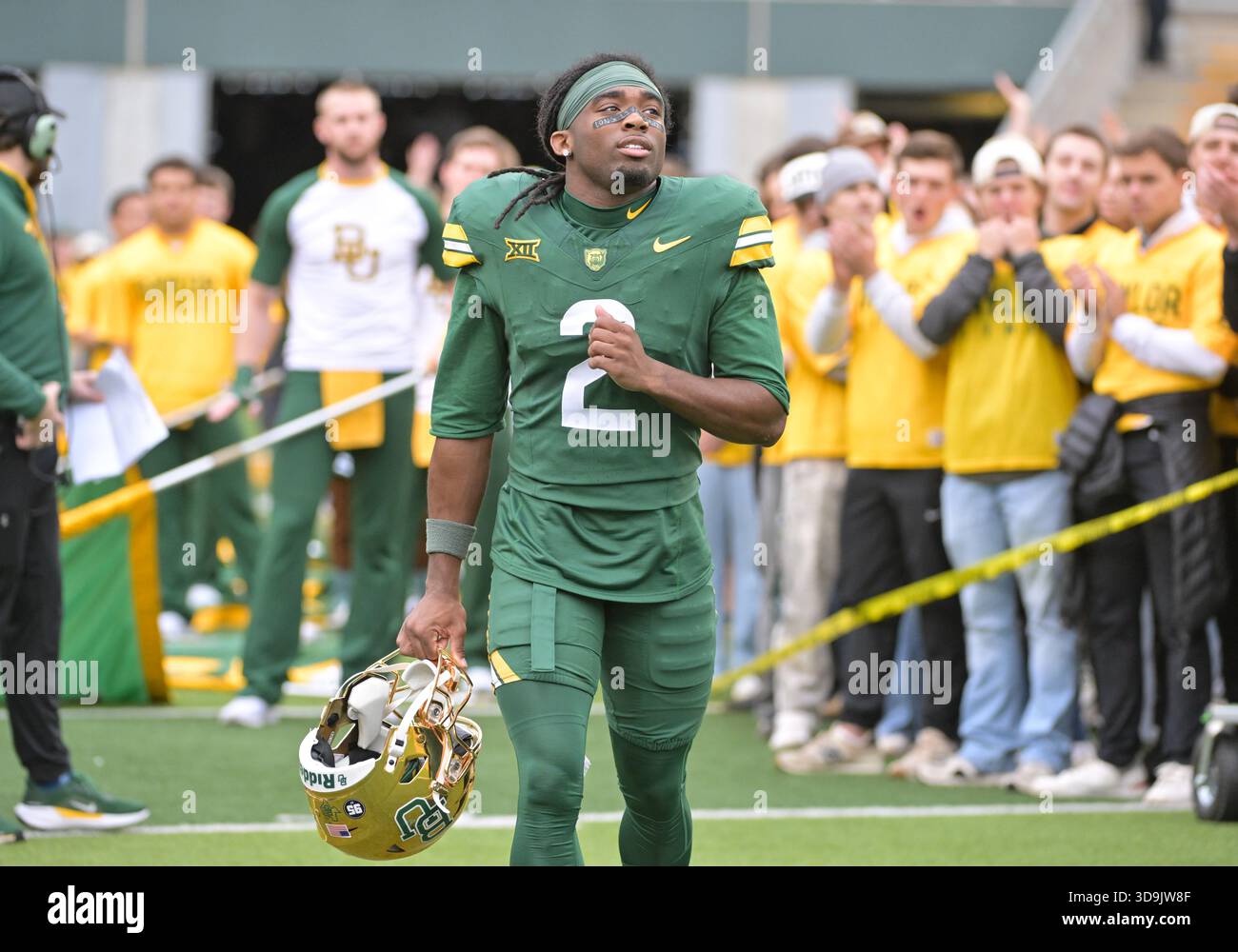 November 29, 2025 Baylor Bears wide receiver Kole Wilson (2) jogs the ...