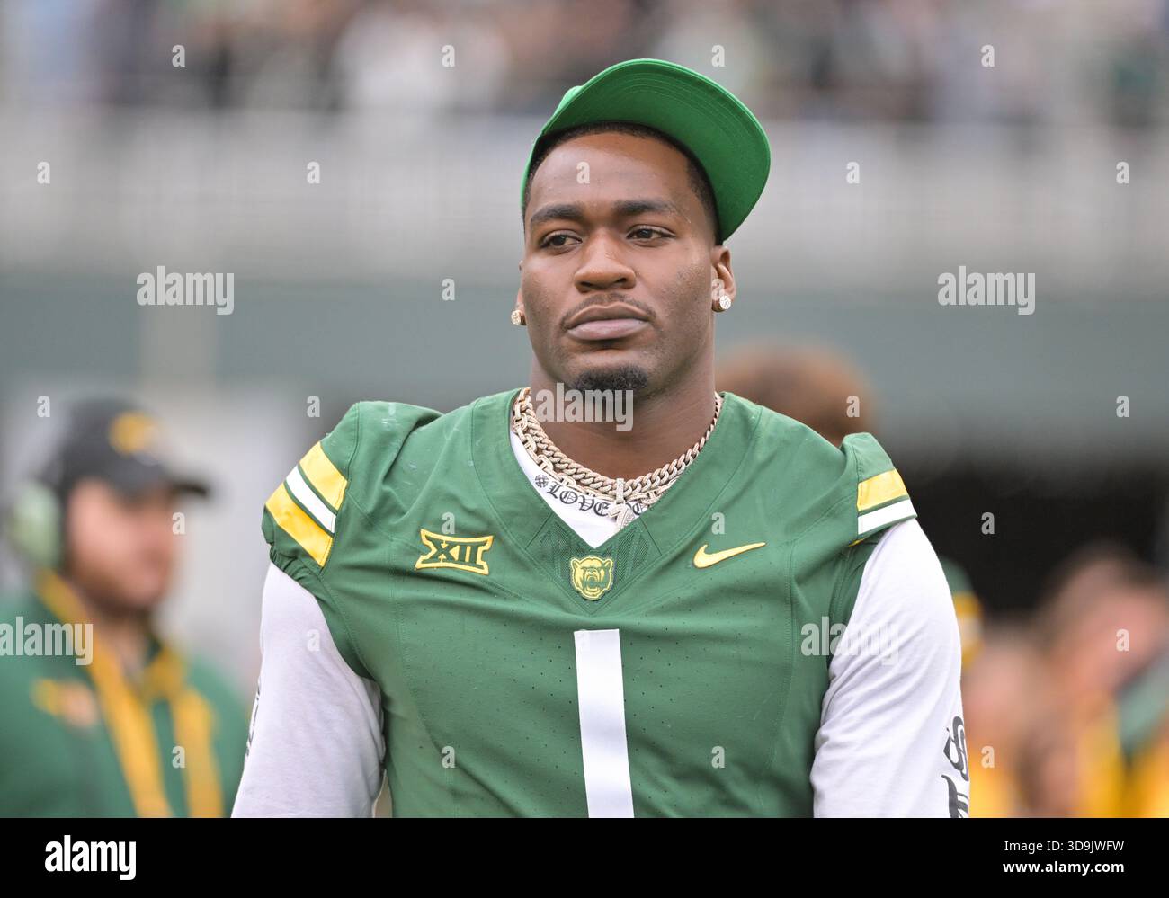 November 29, 2025 Baylor Bears tight end Michael Trigg (1) walks out ...
