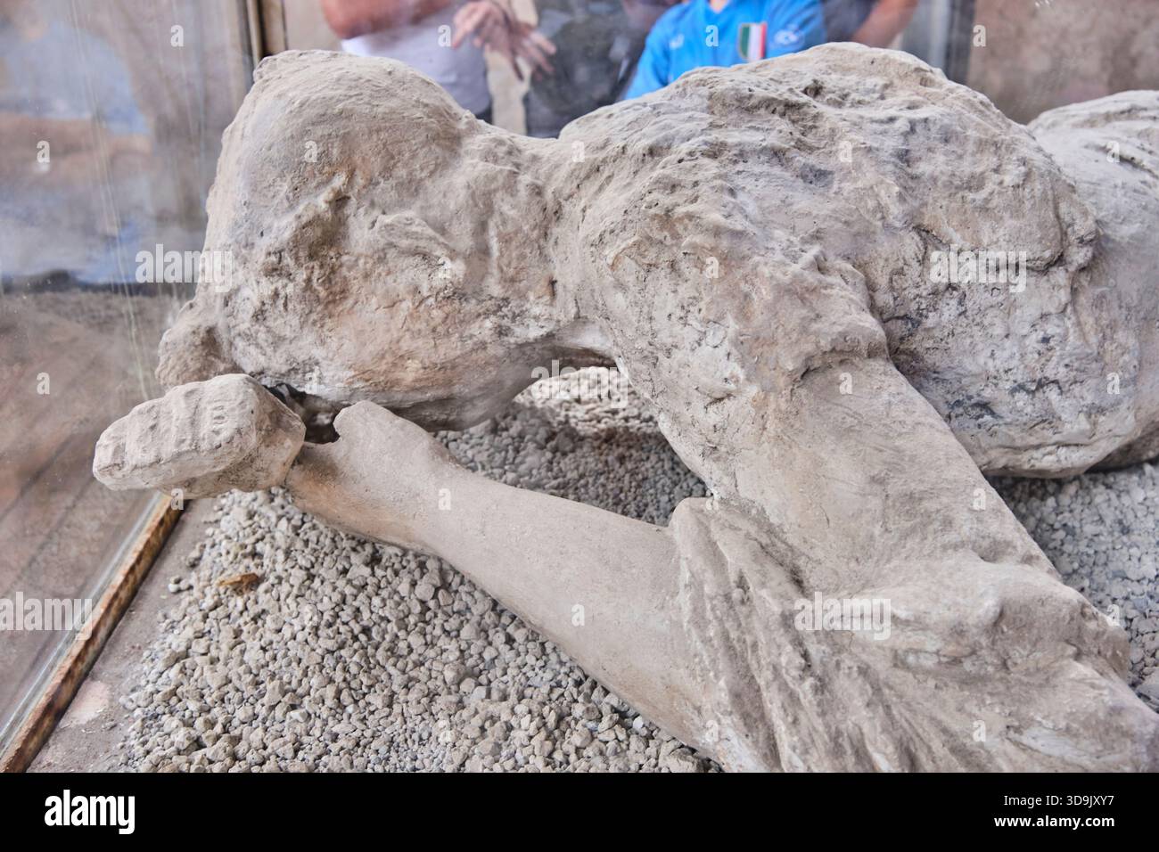 Plaster Cast of Pompeii Victim Stock Photo - Alamy