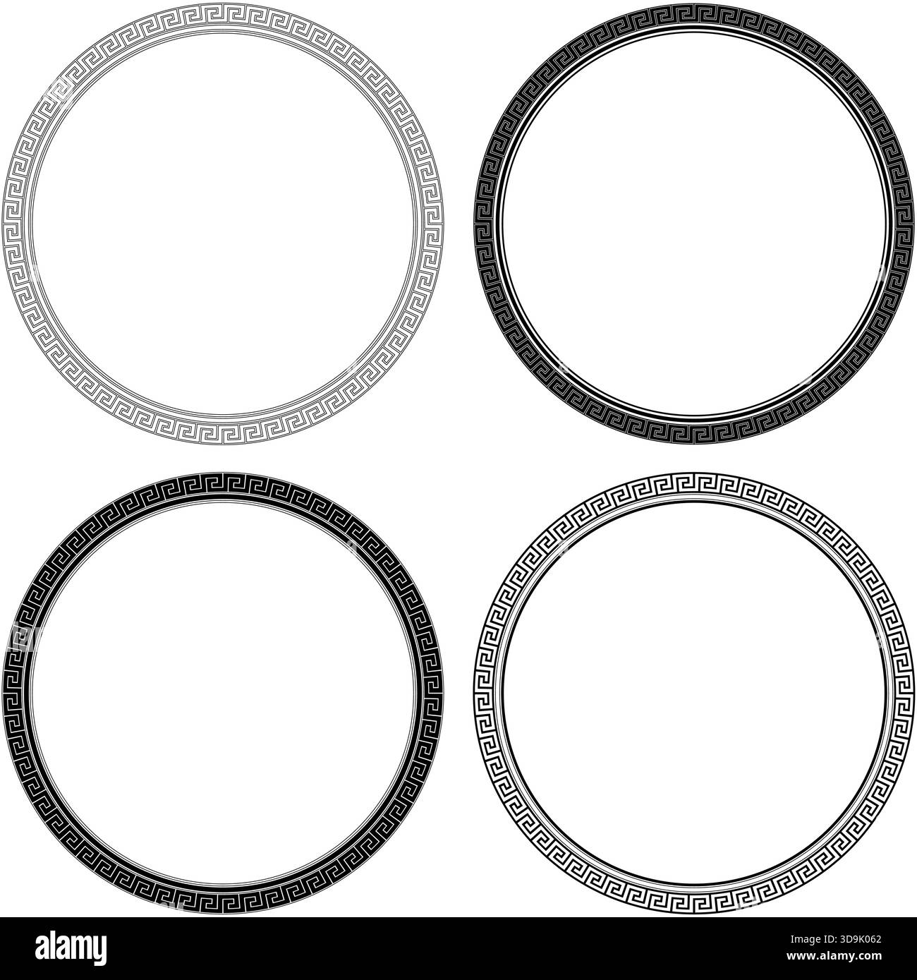 Ancient Greek style frame, Greek amphora style frame Stock Vector Image ...