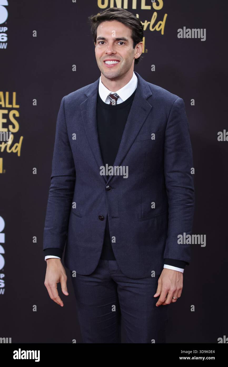 Kaka on the red carpet at the FIFA World Cup 2026 Final Draw at the ...