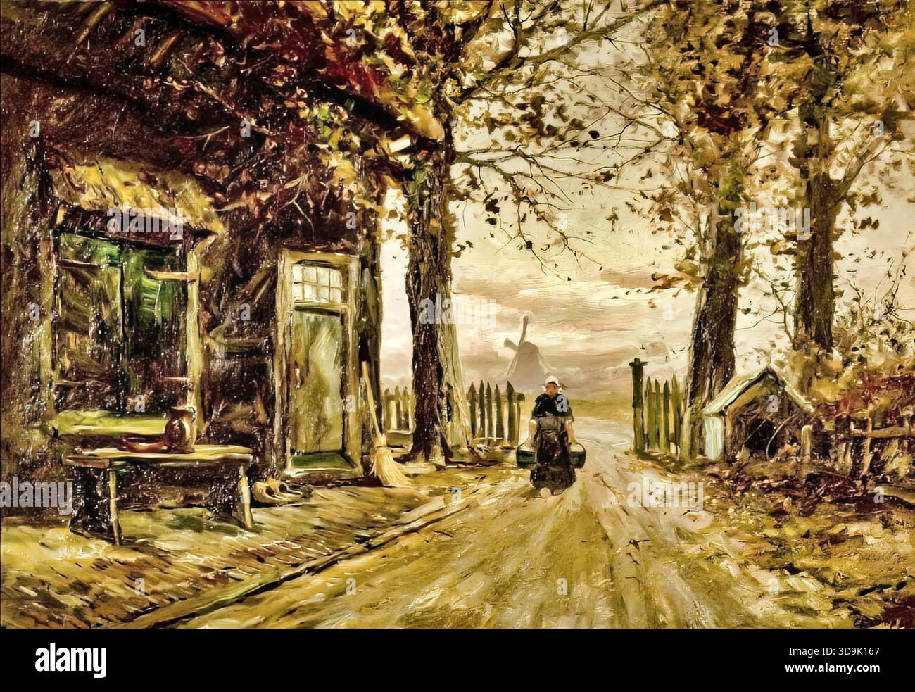 Dutch 1890 painting Stock Vector Images - Alamy