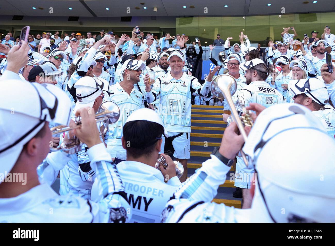 Australia fans, known as the Gabbatroopers, dressed as Storm Troopers ...
