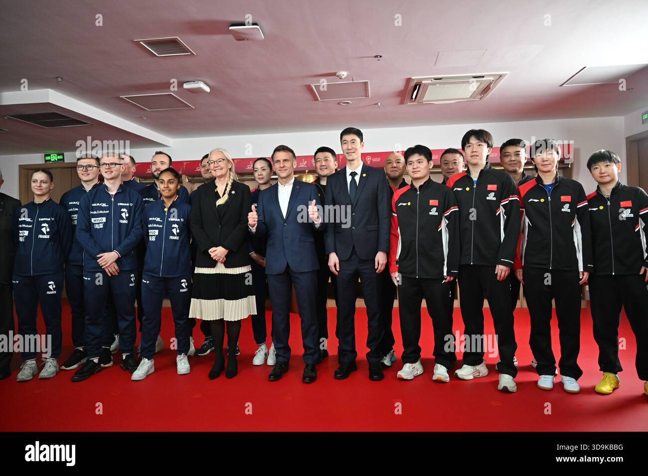 French table tennis players hi-res stock photography and images - Alamy