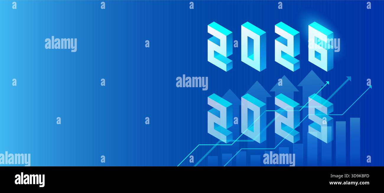 2025 2026 year transition hi-res stock photography and images - Alamy