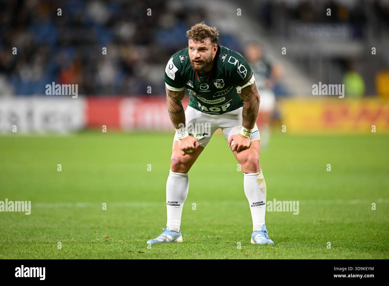 Federico Mori of Bayonne during the EPCR Champions Cup match between ...