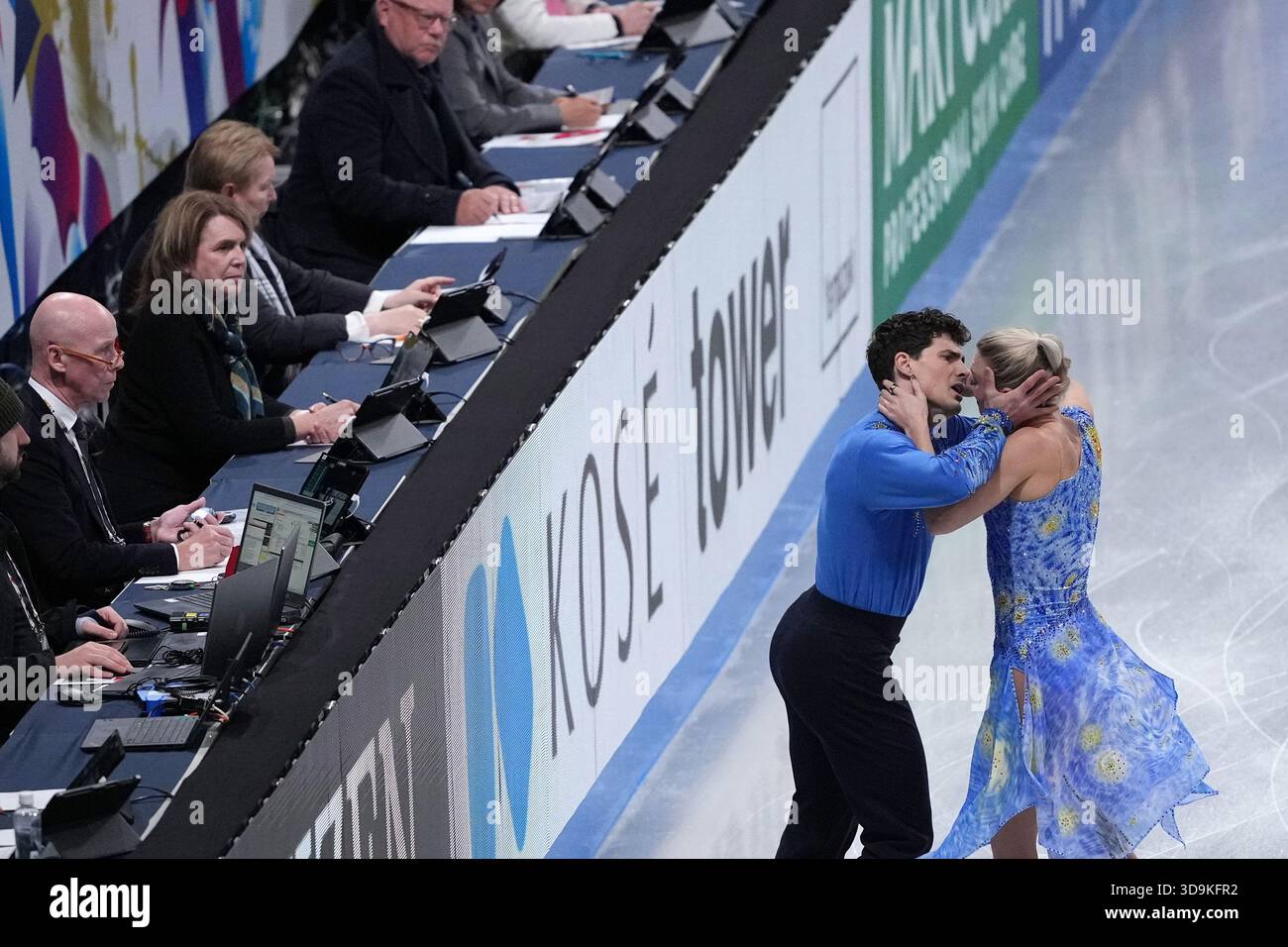 Piper Gilles and Paul Poirier, of Canada, compete in the ice dance's ...