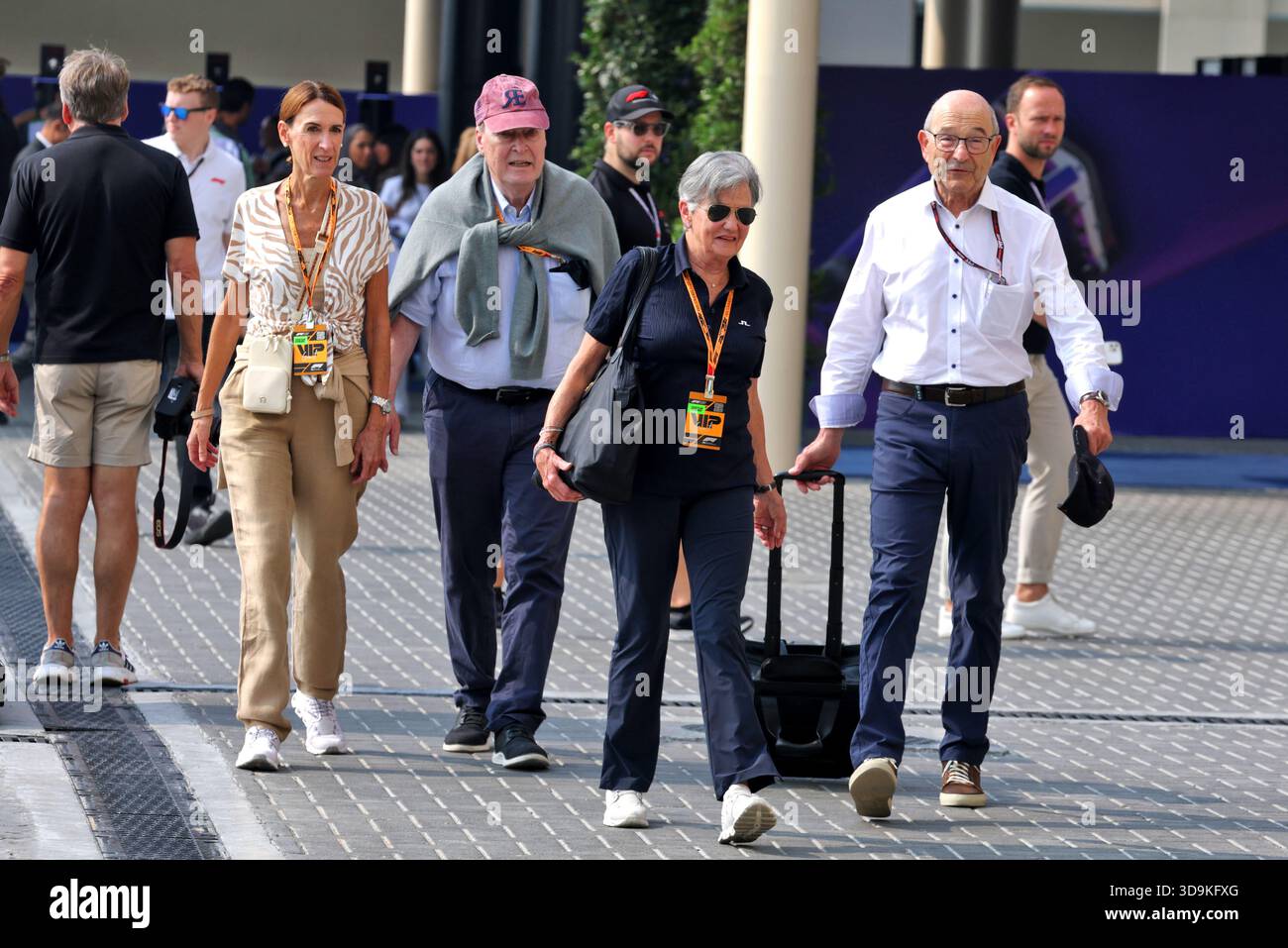 Peter Sauber (SUI) Former Sauber Owner (Right) with his wife Christiane ...