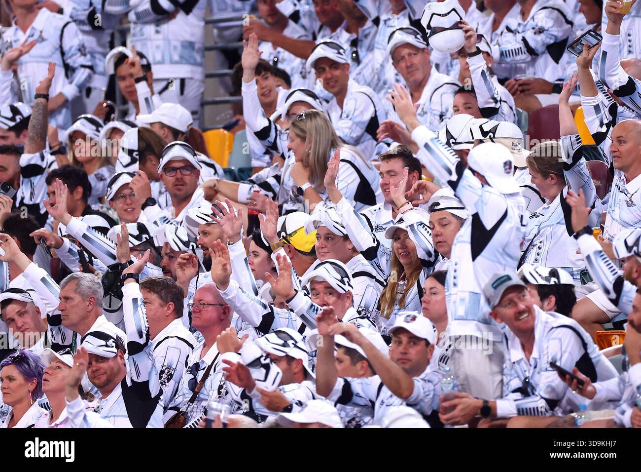Fans dressed as storm troopers are seen during Day 3 of the Second Test ...