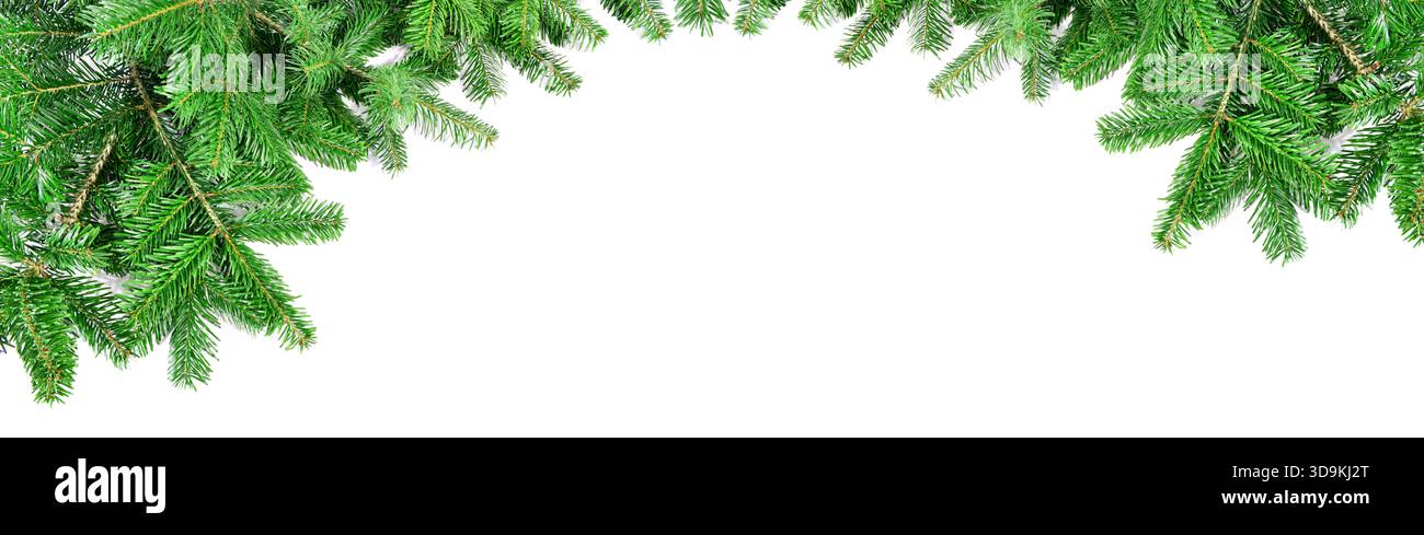 Corner frame fir branches hi-res stock photography and images - Alamy