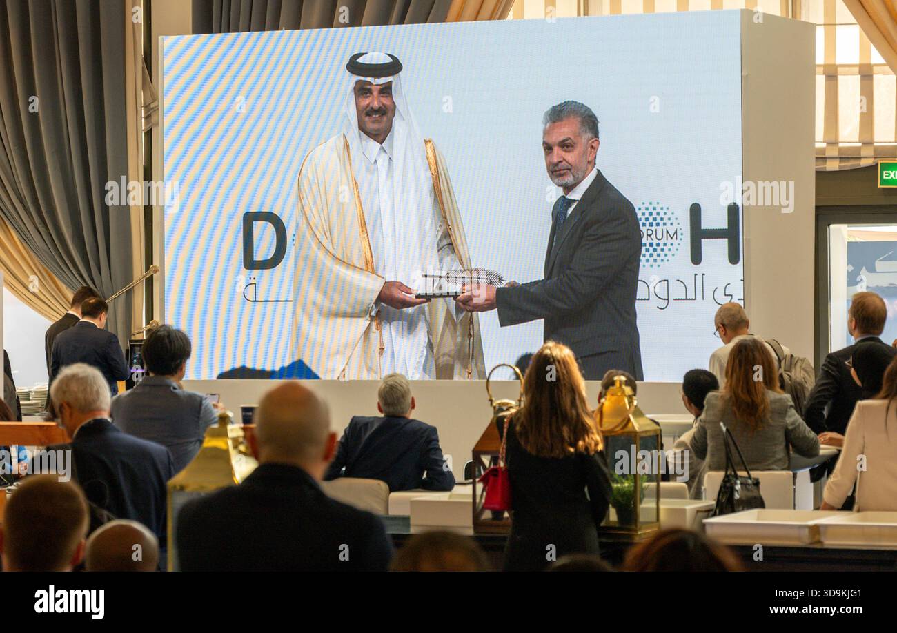 Doha Forum 2025 Emir of Qatar Sheikh Tamim bin Hamad Al-Thani,L ...