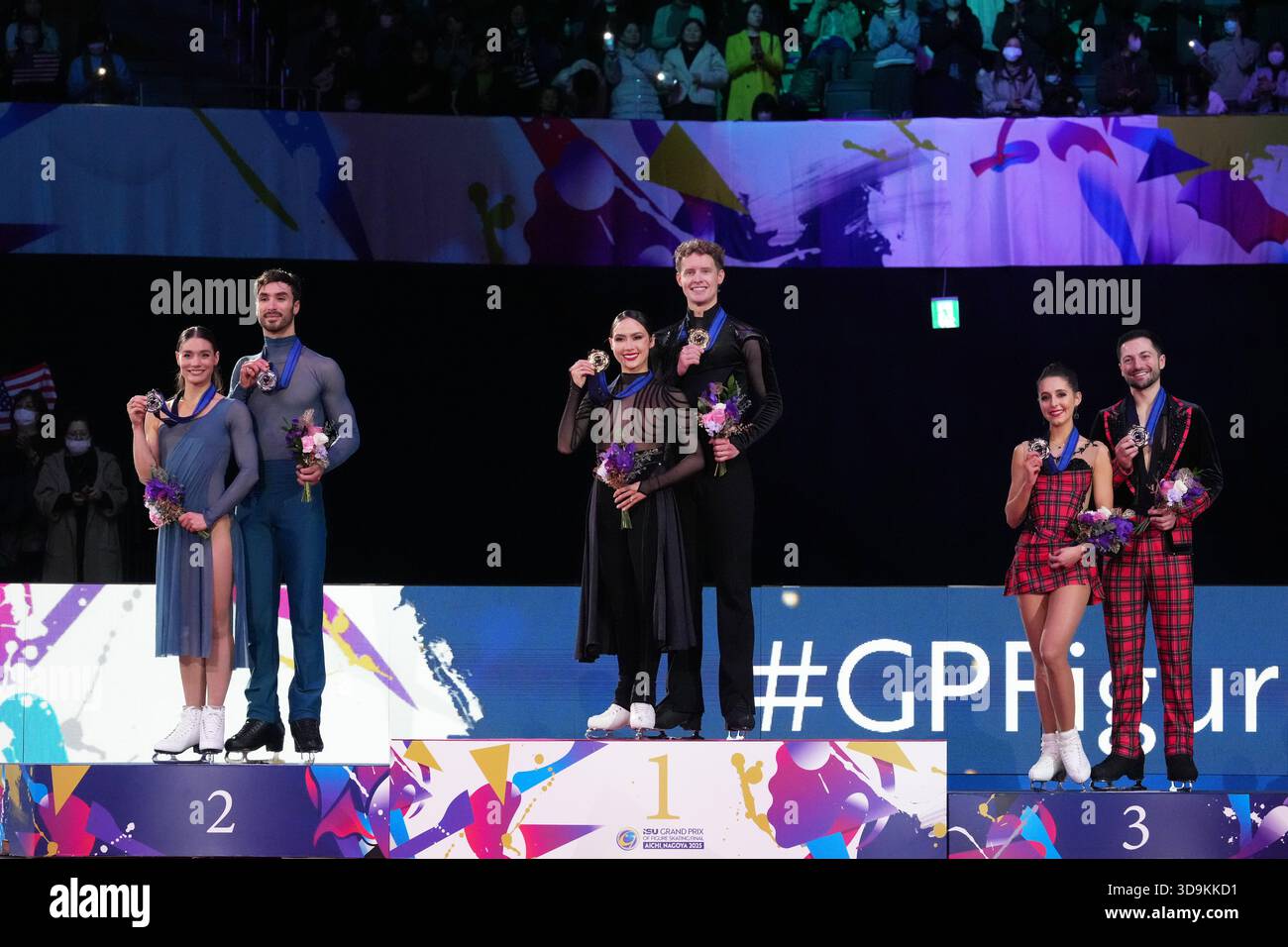 Silver medalists Laurence Fournier Beaudry and Guillaume Cizeron, of ...